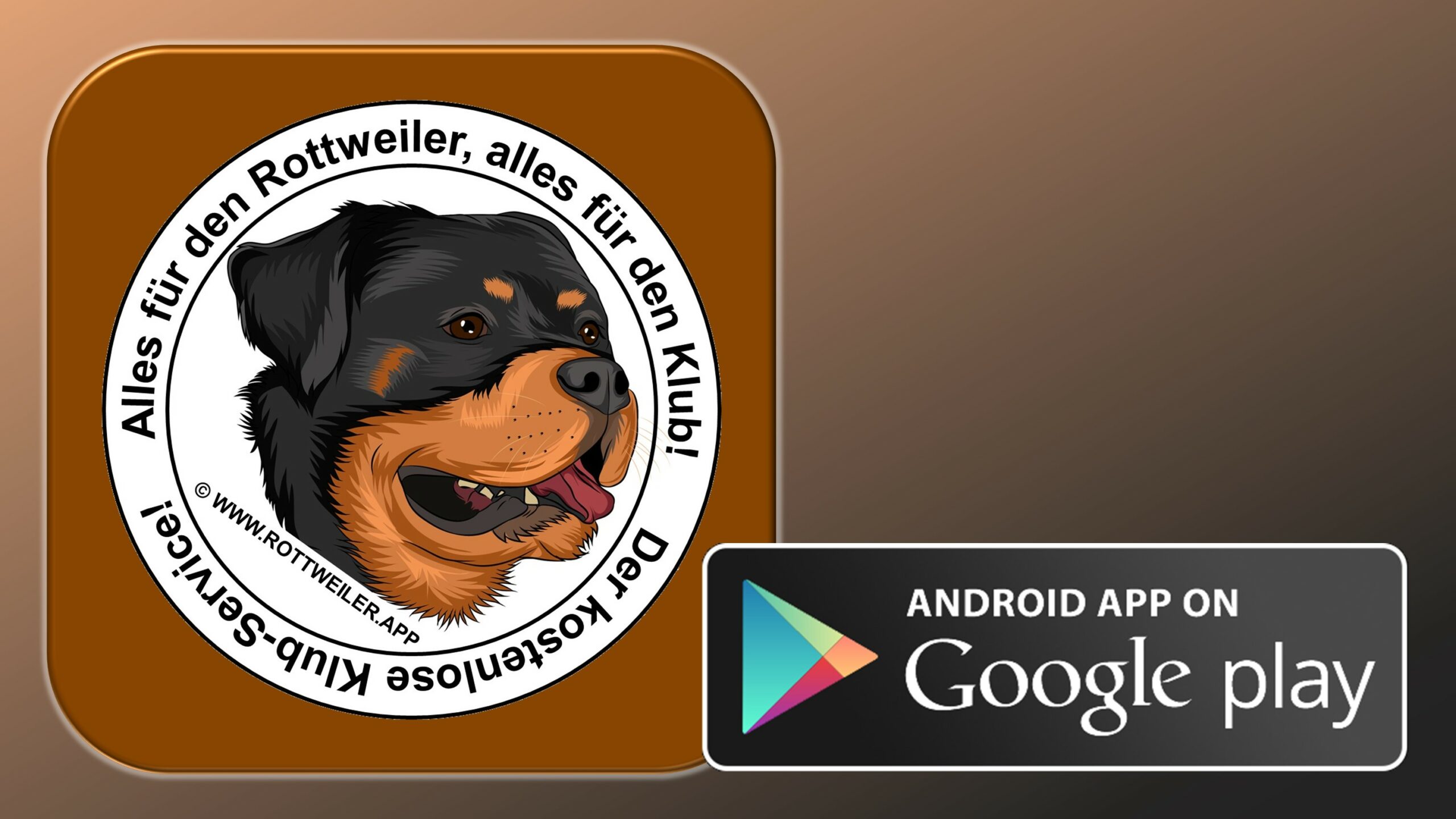 ROTTWEILER.APP is now available in the Google PlayStore - ROTTWEILER.APP
